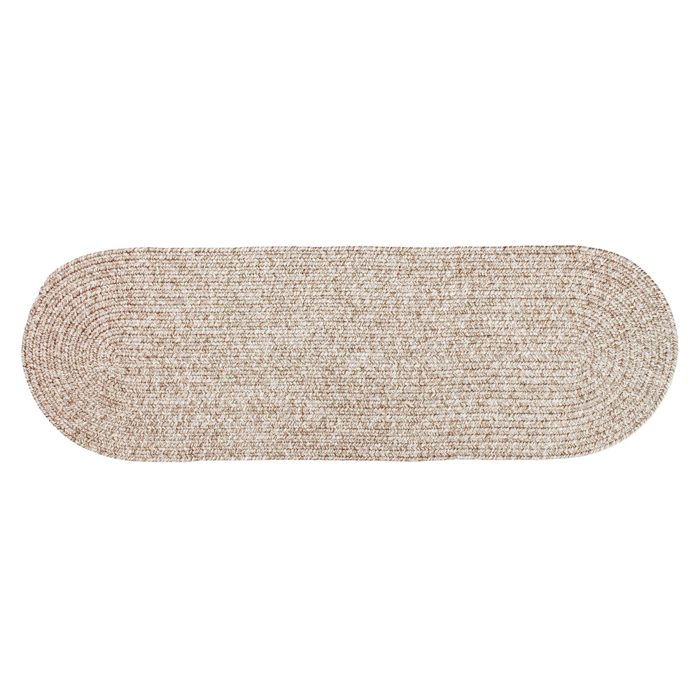 Beige Farmhouse Rug - Washable Indoor/Outdoor -Primitive Braided Rugs