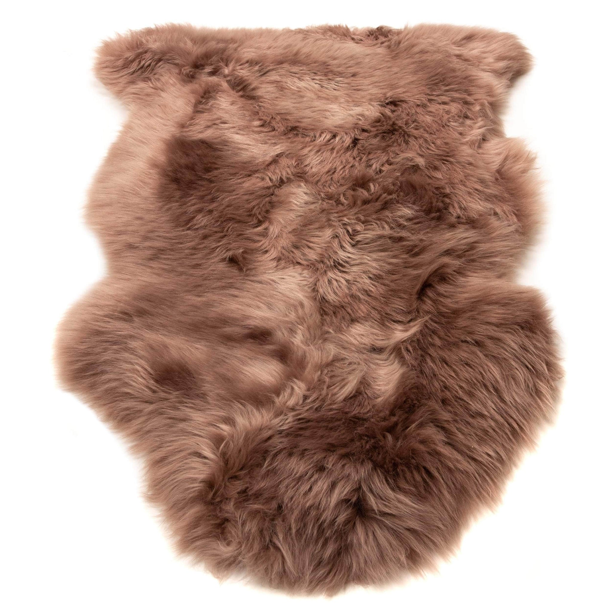 Natural Paco Tan Sheepskin Rug Shearling Fur Pelt - Ethically Sourced