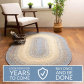 Handmade Farmhouse Braided Rug - Made in USA- Free Shipping